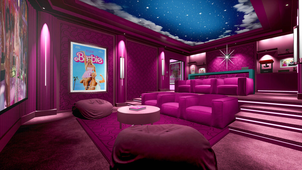 Have you seen Barbie’s Dream Home Theater design? | Home Theater Design